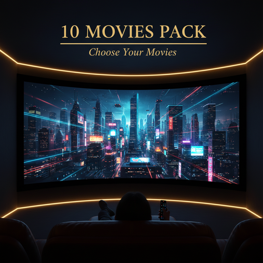 CHOOSE YOUR MOVIES — 10 Movies Pack – Moviefy store
